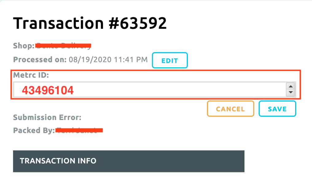 Retail | How to Remove Refunds from Pending Metrc Transactions